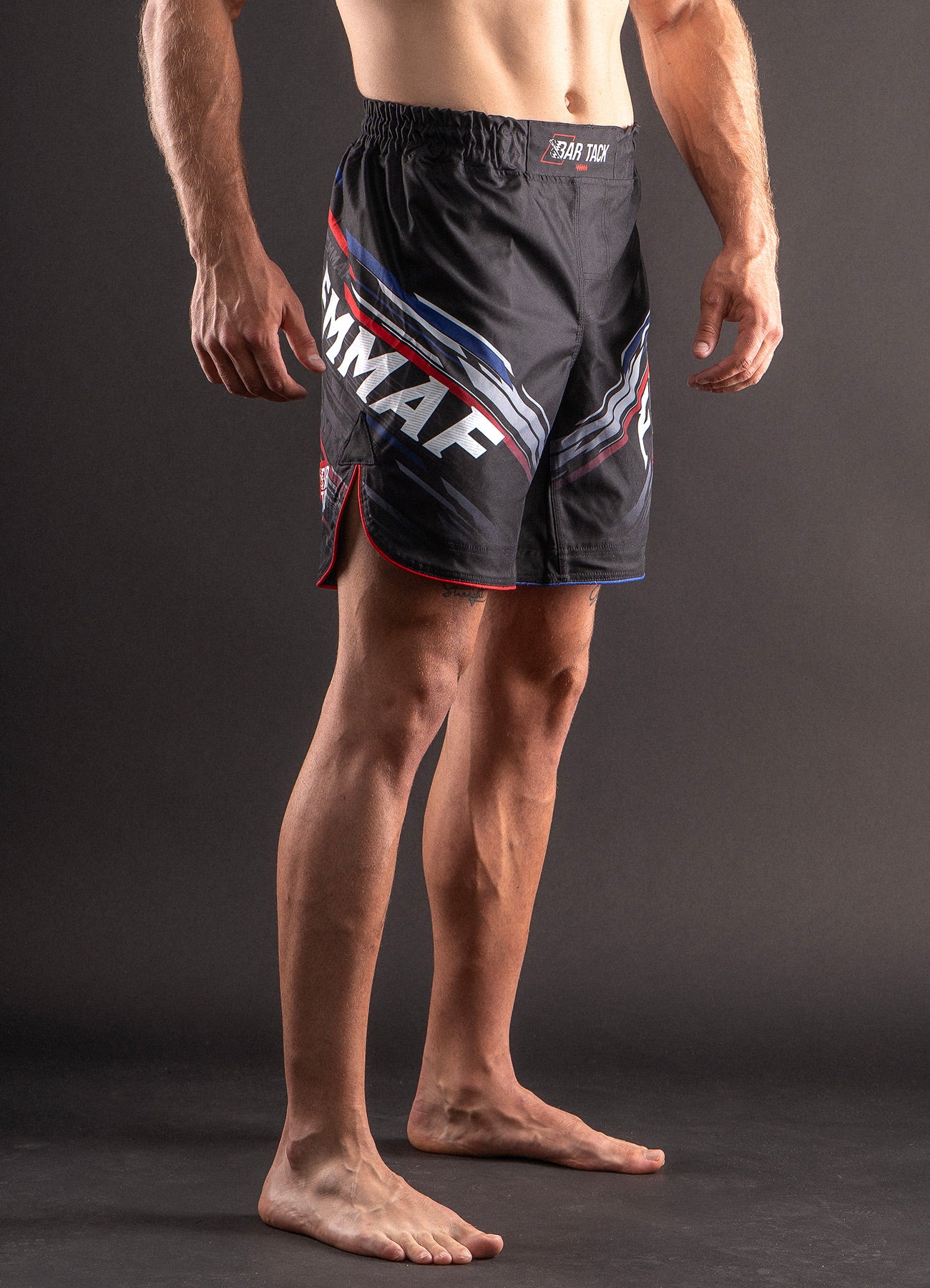 Shorts de MMA Bar Tack x FMMAF "Drift" - Noir
