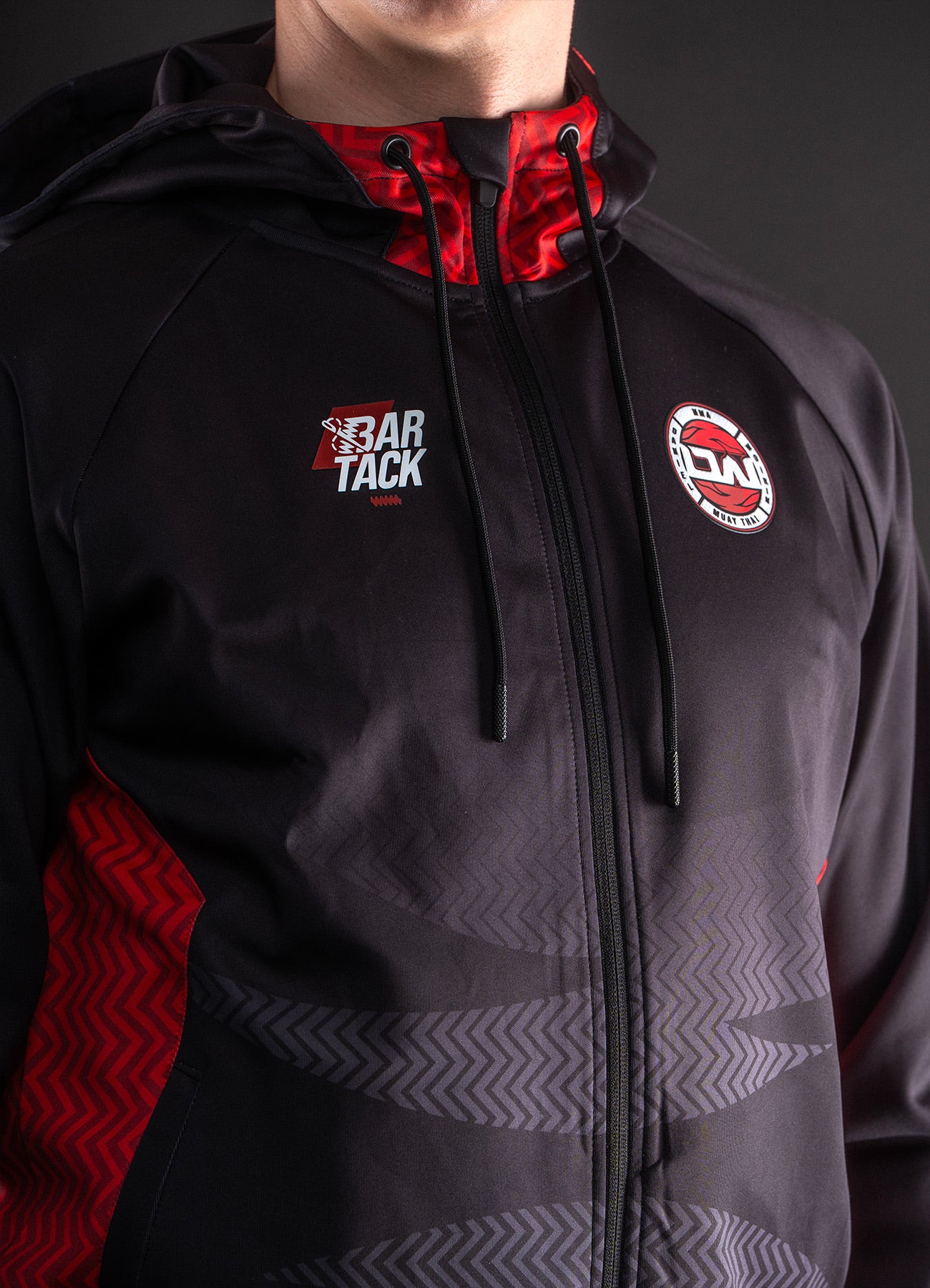 Veste de survêtement MMA Bar Tack x Daniel Woirin - Noir